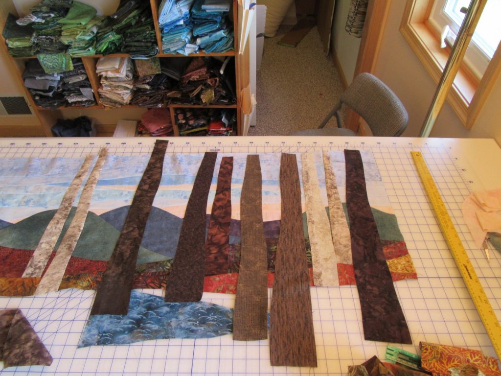 How to Make a Pieced Tree Quilt - Art Quilts by Sharon