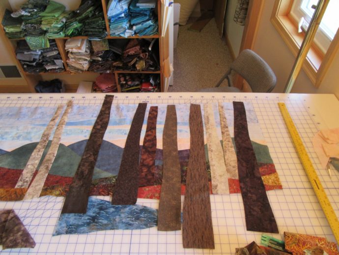 How to Make a Pieced Tree Quilt - Art Quilts by Sharon