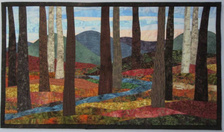 How to Make a Pieced Tree Quilt - Art Quilts by Sharon