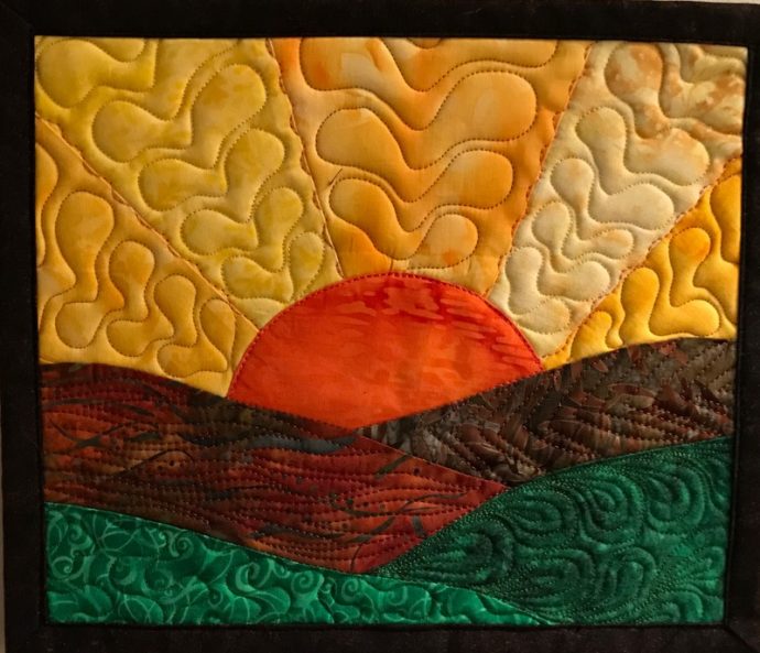 Very small art quilts - Art Quilts by Sharon