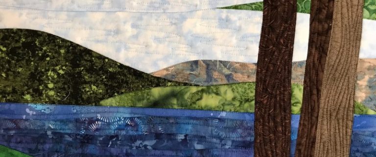 Quilting Ideas for Hills and Mountains - Art Quilts by Sharon