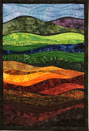 Abstract Landscapes and Fun with Color - Art Quilts by Sharon