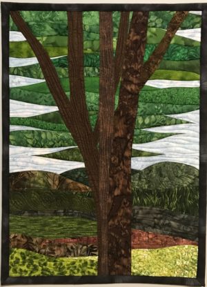 A New Design for a Tree Art Quilt - Art Quilts by Sharon