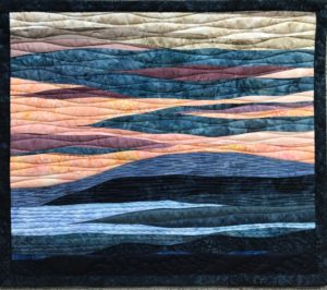 A Special Sunset Art Quilt - Art Quilts by Sharon